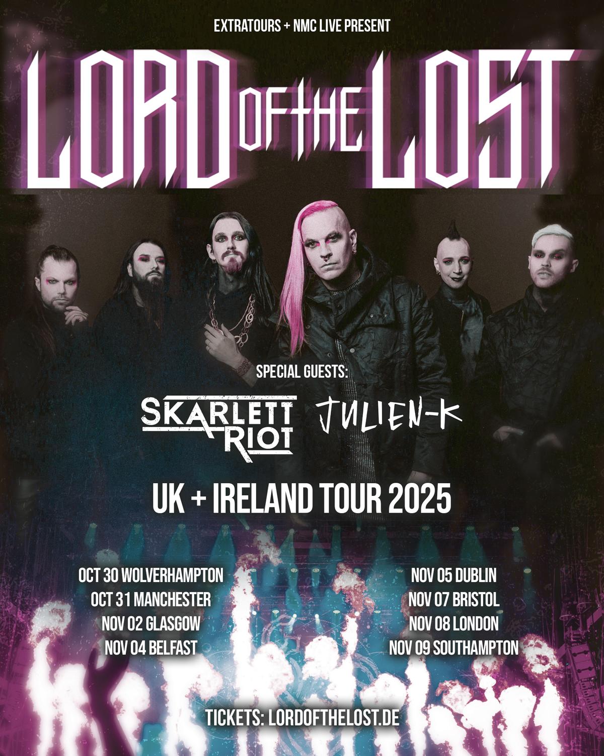 LORD OF THE LOST Announce UK Tour with New Album in Tow - Punkinfocus